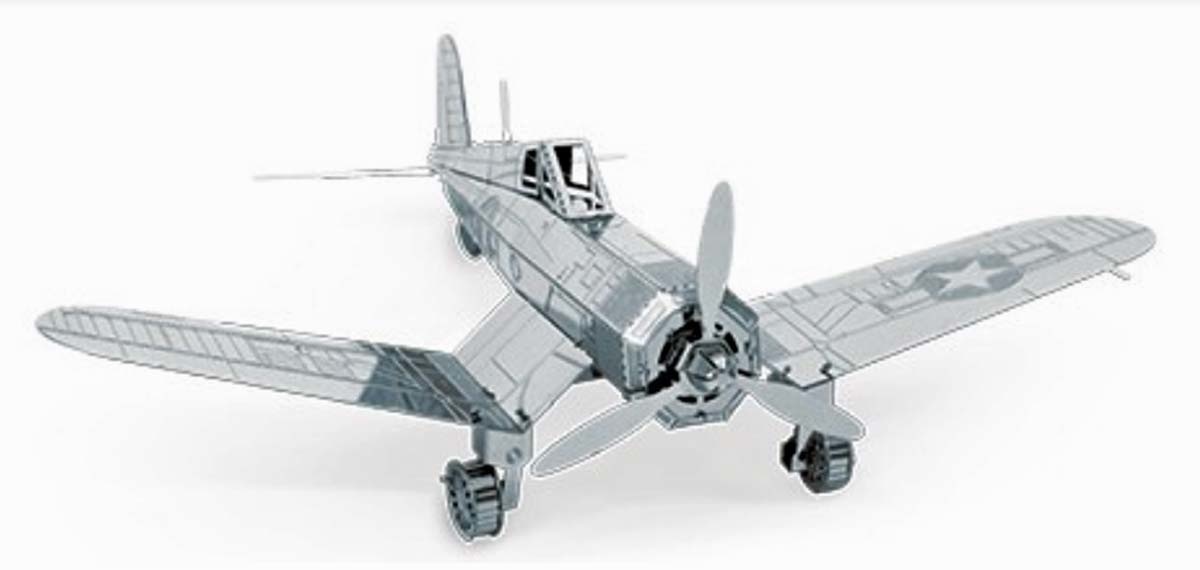 3D Laser Cut Model Corsair - avworld.ca