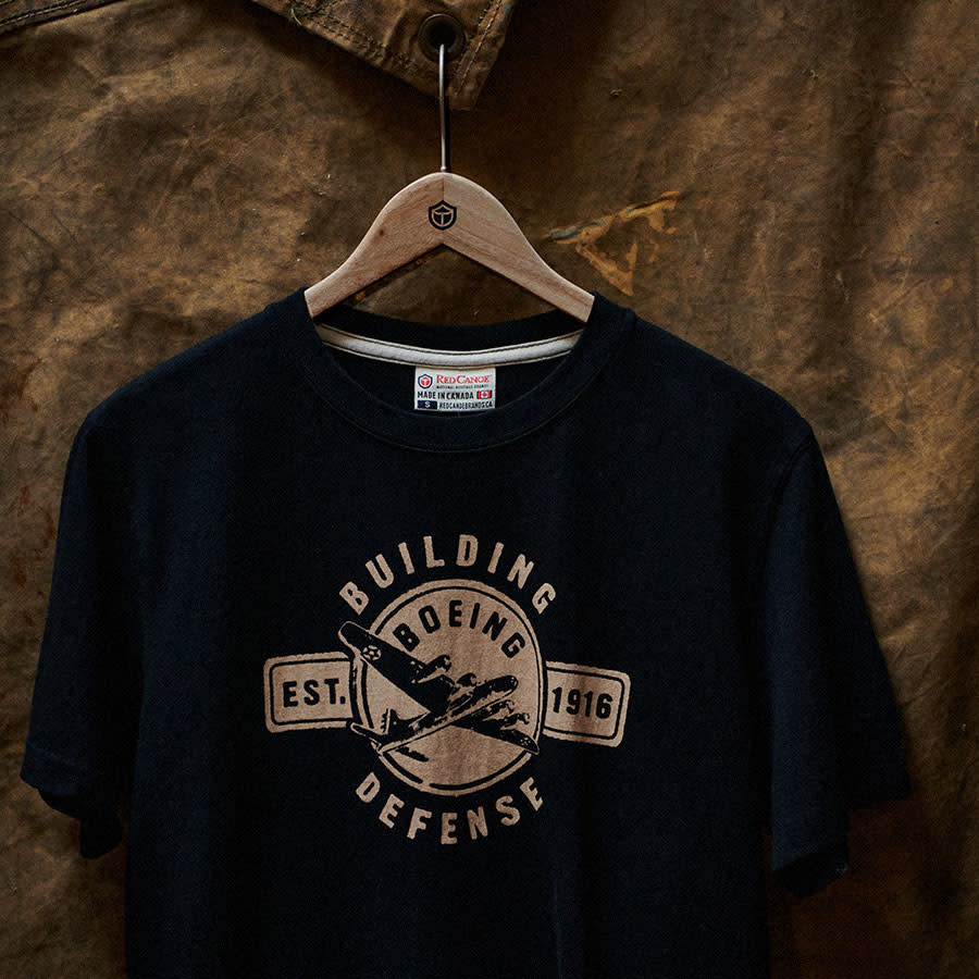 Boeing Building Defense T-Shirt Black - avworld.ca