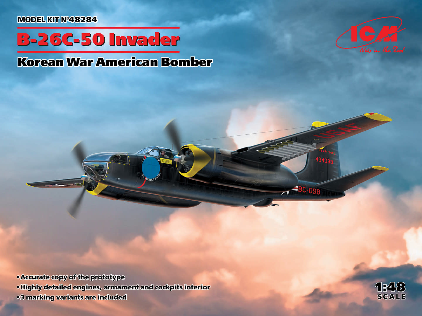 B26C-50 Invader- Korean War American Bomber 1:48 - avworld.ca