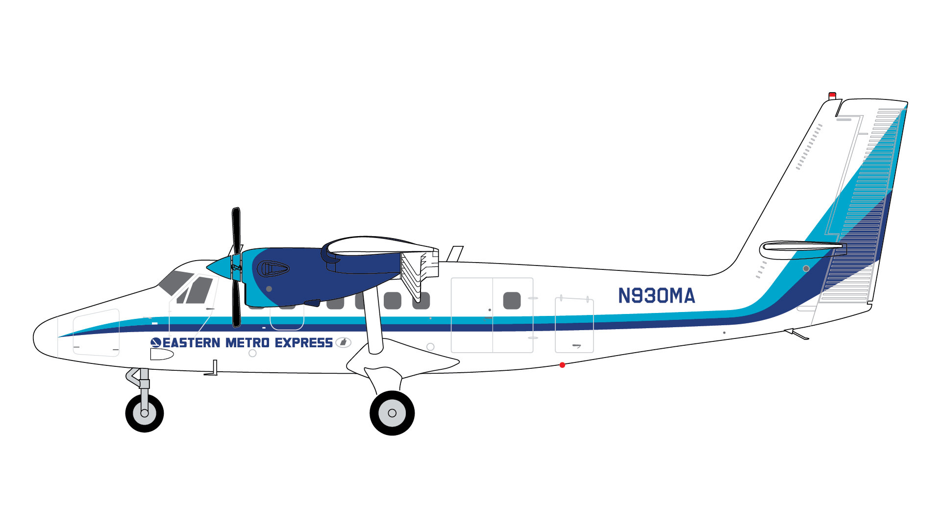 DHC-6-200 Twin Otter Eastern Airlines 1:200 - avworld.ca