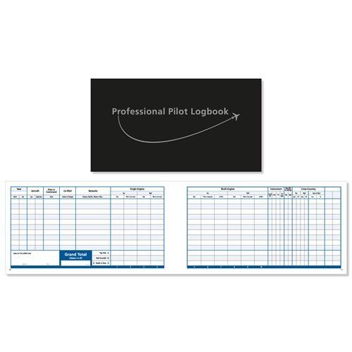 Logbook Large Professional hardcover black VIP - avworld.ca