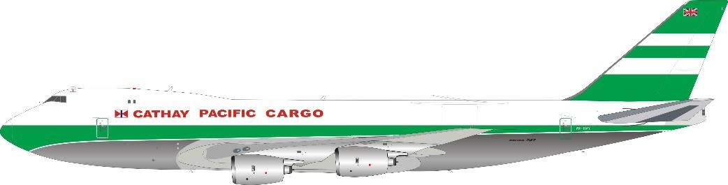 B747-200F Cathay Pacific Cargo original livery VR-HVY 1:200 - avworld.ca
