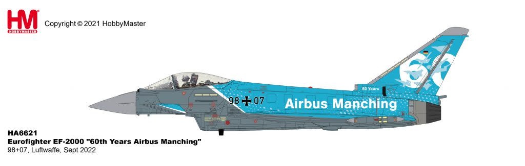 EF2000 60 Years Airbus Manching Luftwaffe 98+07 September 2022 1:72 ...
