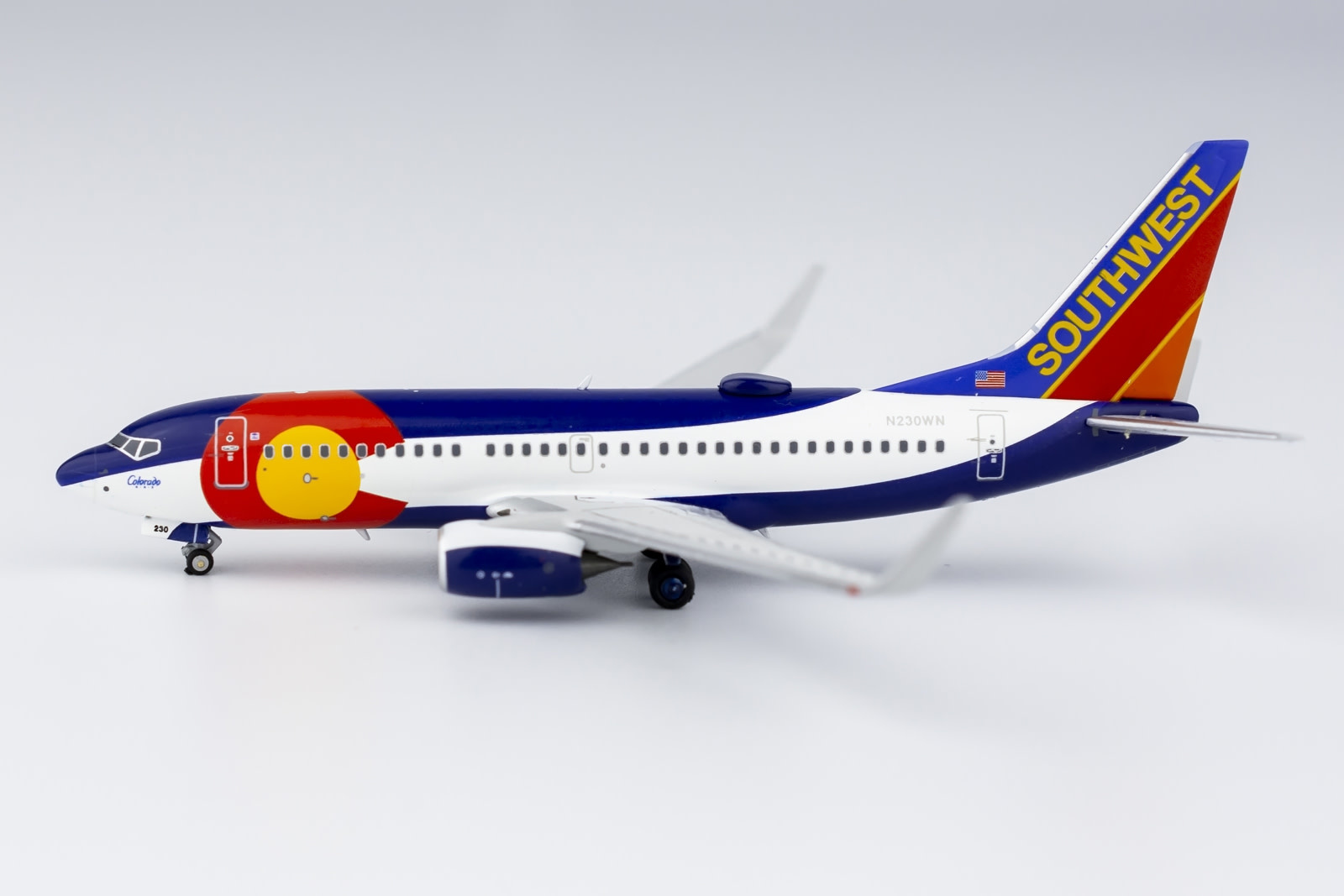 B737-700W Southwest Colorado One Canyon Blue livery N230WN 1:400 ...