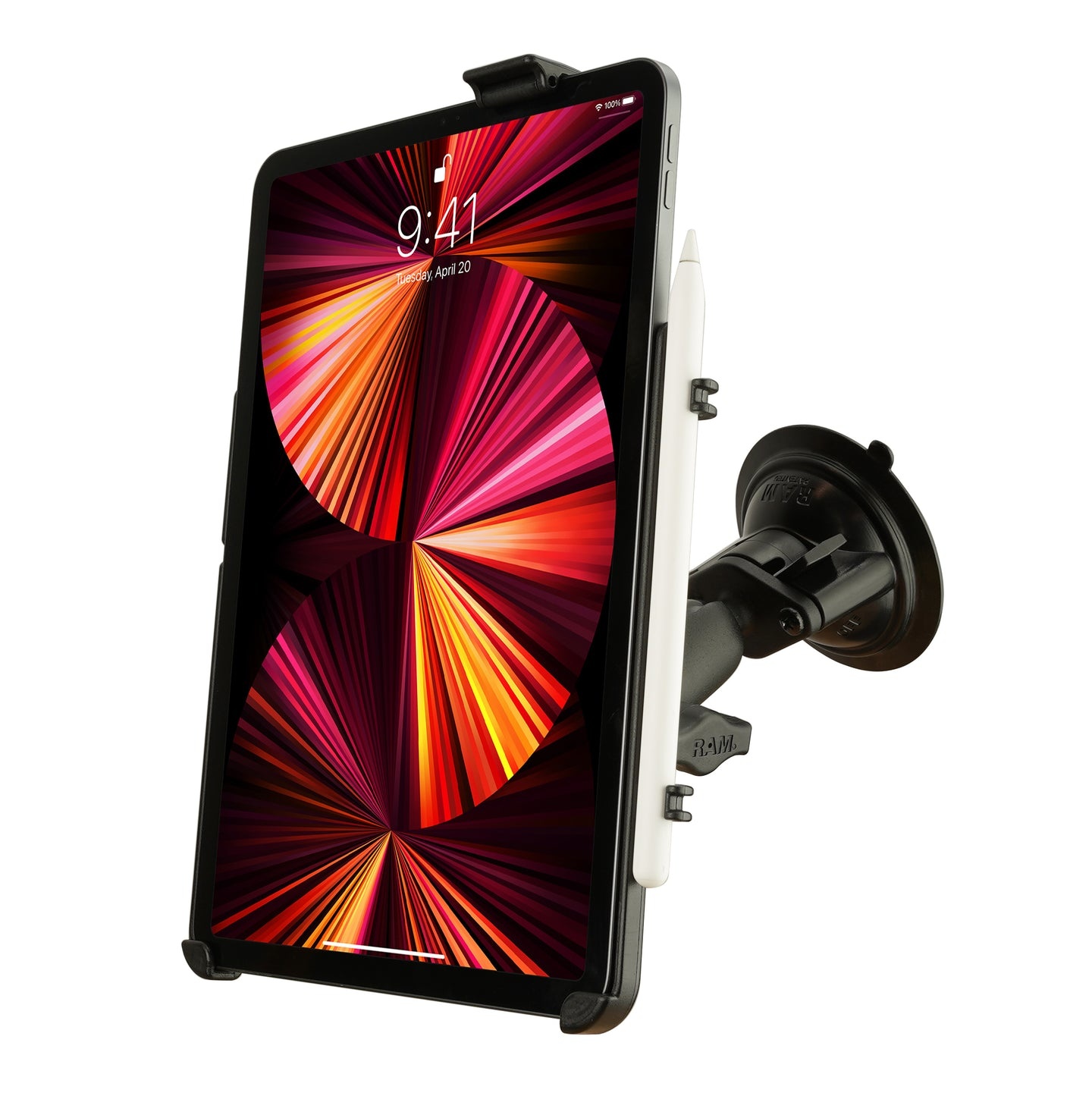 Suction Mount for iPad Pro 11", Air 4 & Air 5 Form Fit EZ-Rollr ...