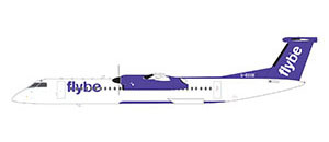 Dash-8 Q400 FlyBe new blue livery 2022 1:200 with stand ++FUTURE++ ...