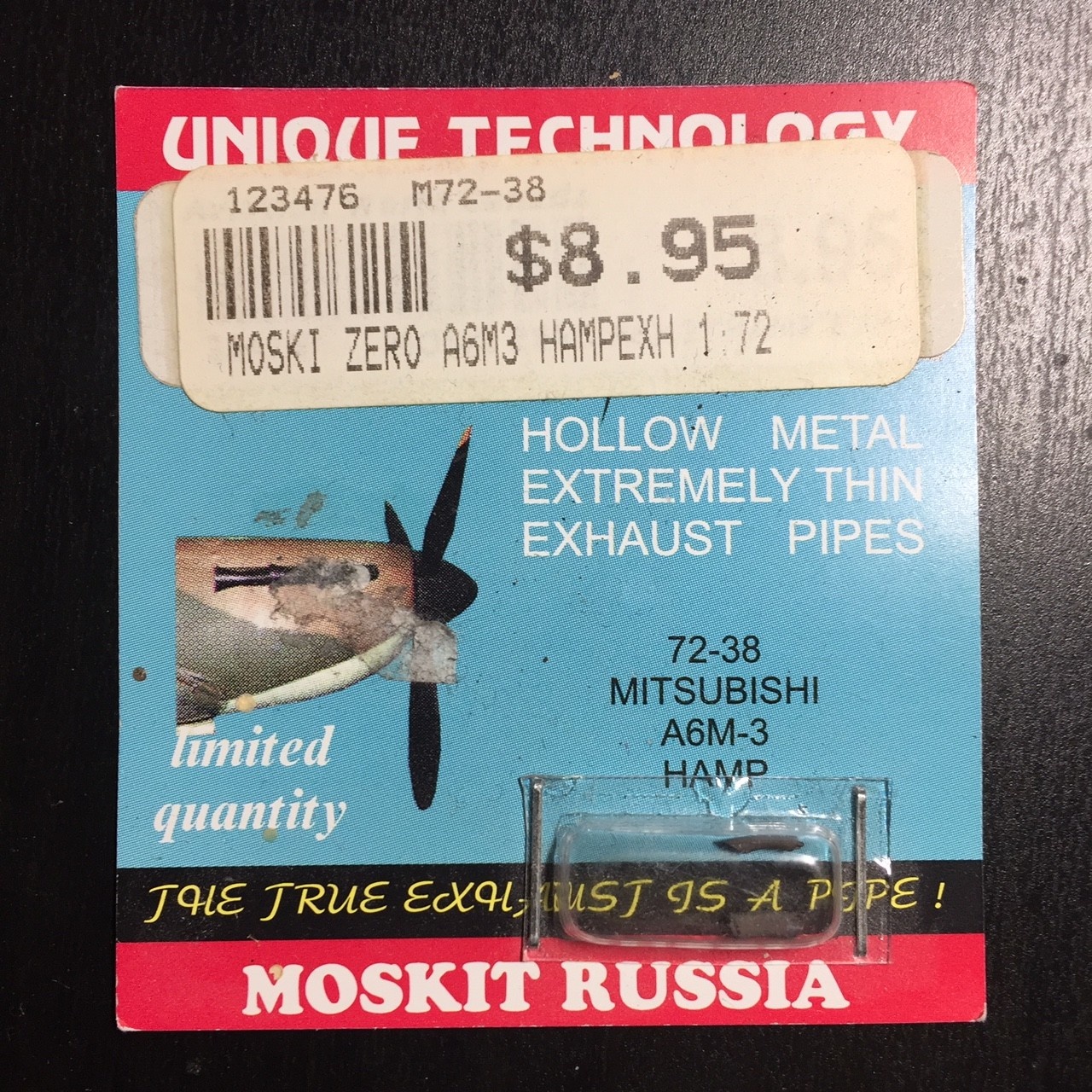 MOSKIT Zero A6M3 "HAMP" exhaust 1:72 - avworld.ca