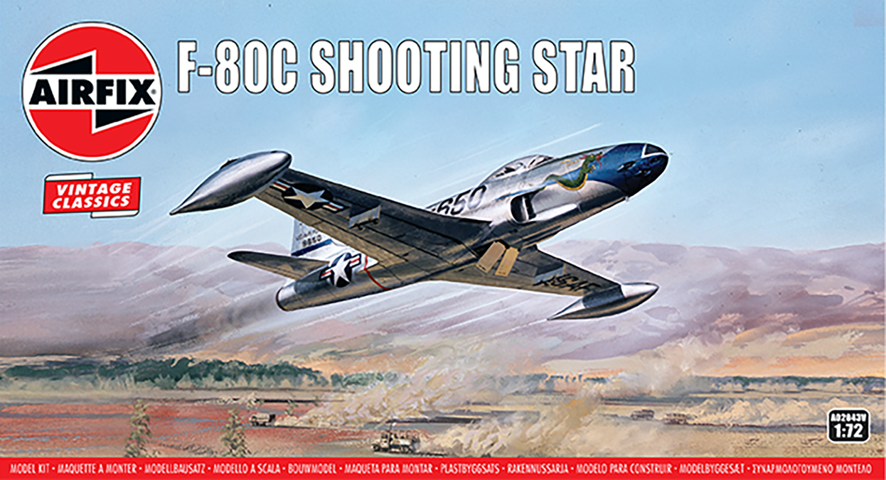 Lockheed F80C Shooting Star 1:72 Vintage Classics - avworld.ca