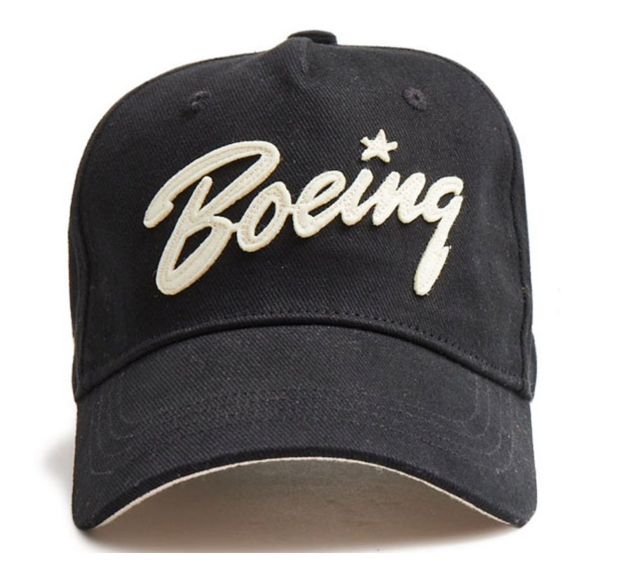 Boeing Applique Cap - Black - avworld.ca
