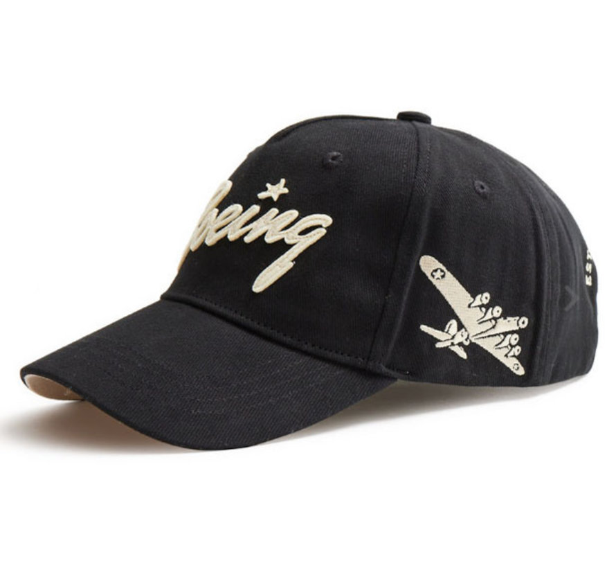 Boeing Applique Cap - Black - avworld.ca