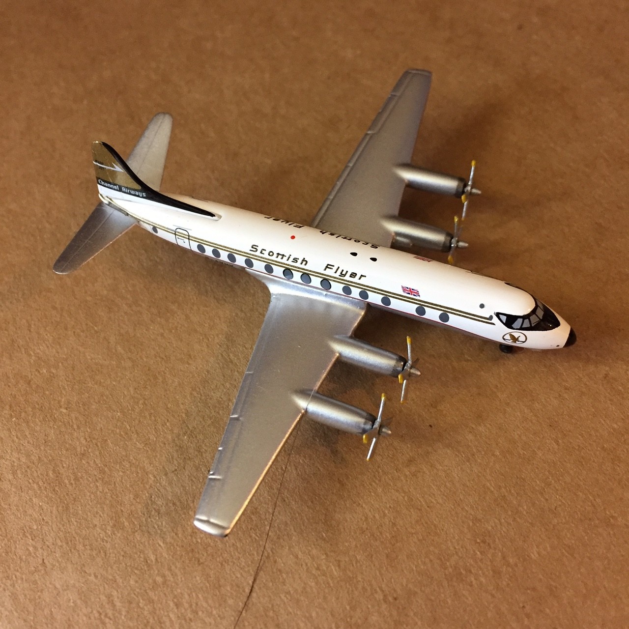 Aeroclassics Viscount 800 Channel Airways 'Scottish Flyer' G-AVHK 1:400 ...