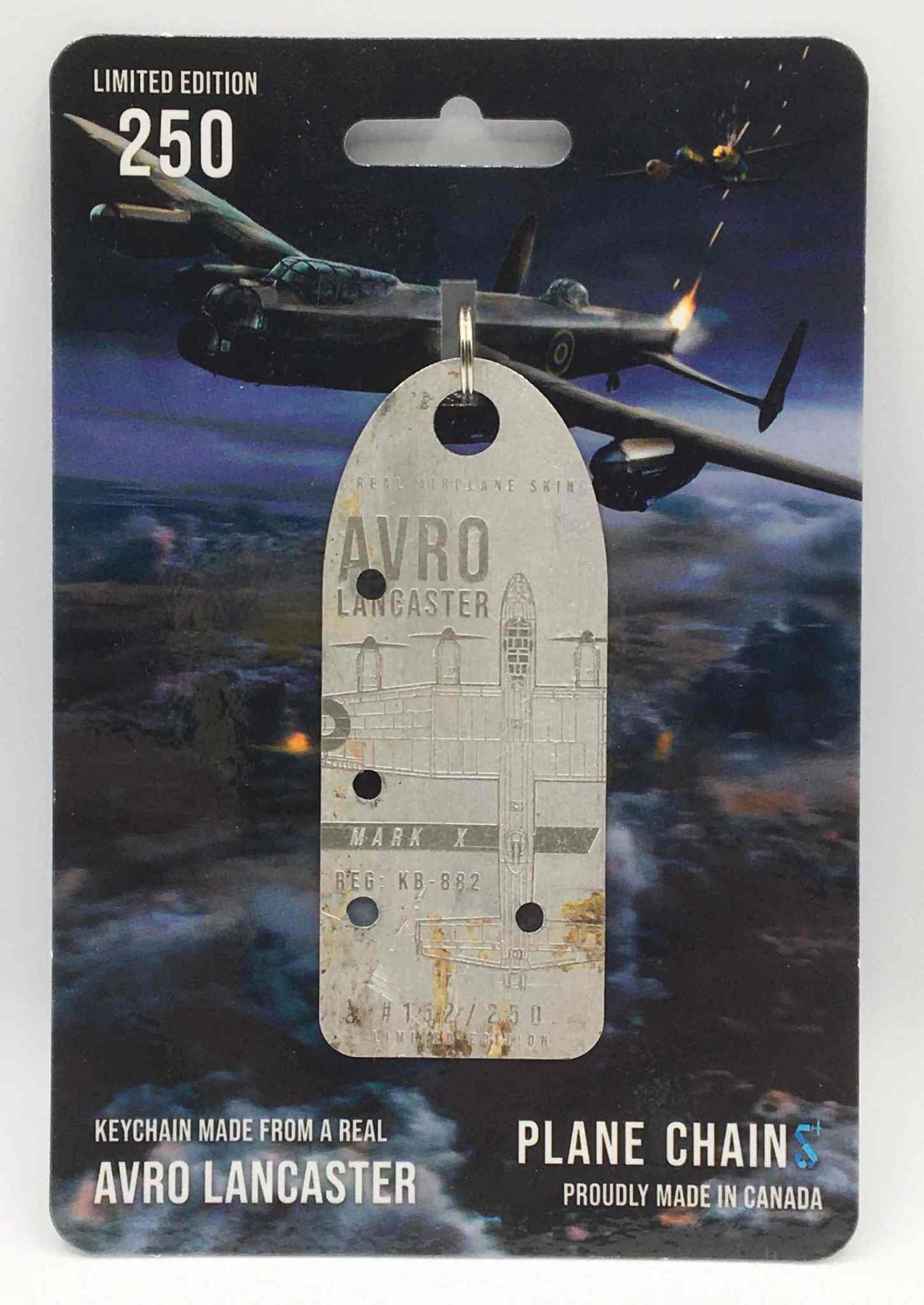 Avro Lancaster Mark X KB882 silver with rivet holes metal aircraft skin ...