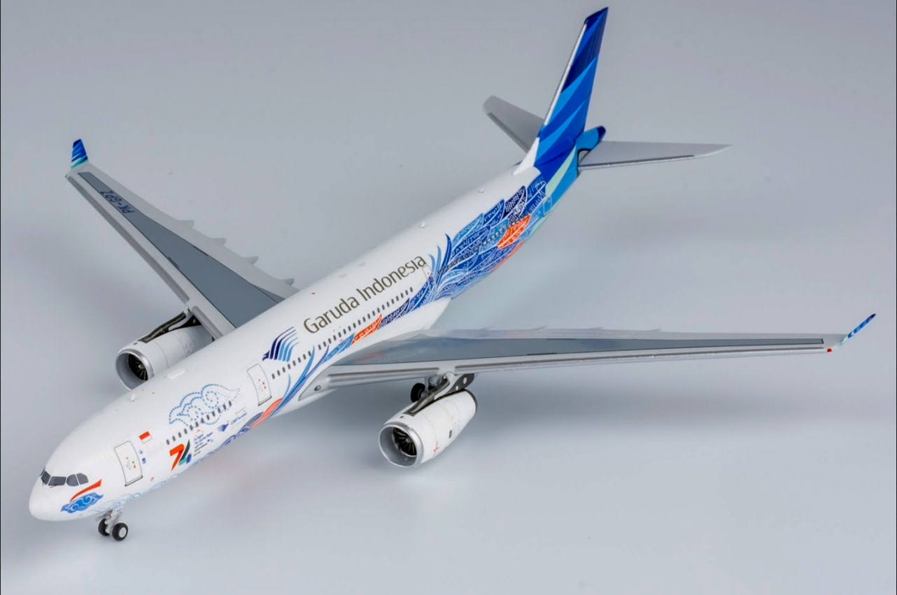 A330-300 Garuda Kembara Angkasa 74th Anniversary PK-GPZ 1:400 - avworld.ca