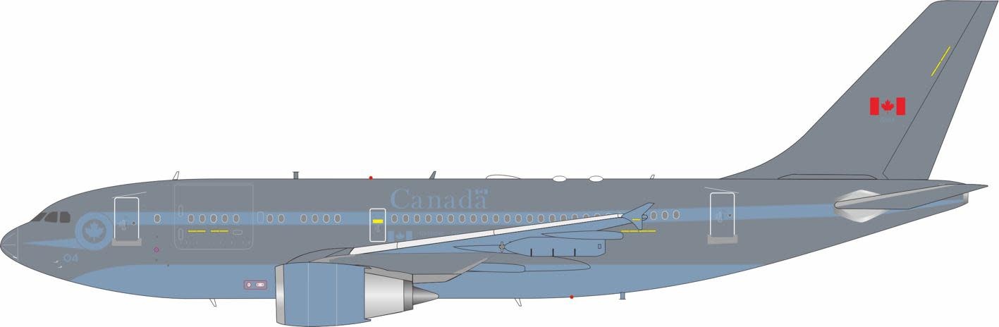CC-150 Polaris (A310-300) Canadian Armed Forces (RCAF) 2nd grey livery ...