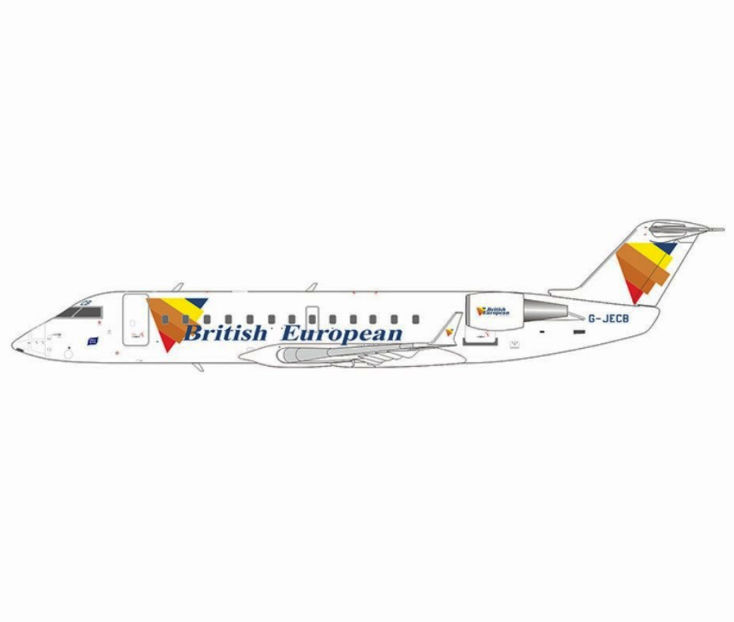 CRJ-200ER British European Airways BEA G-JECB 1:200 - avworld.ca
