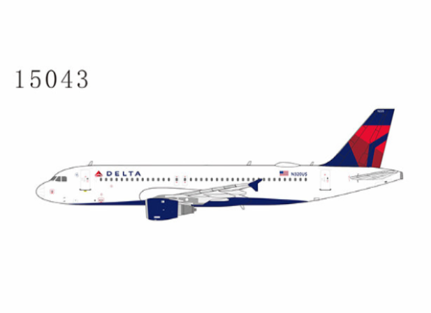 A320 Delta Air Lines 2007 livery N320US 1:400 - avworld.ca