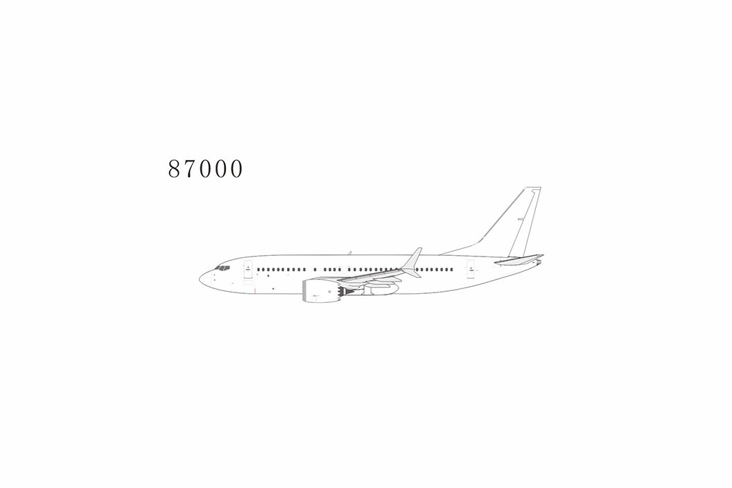 B737-7 MAX Blank white model 1:400 - avworld.ca