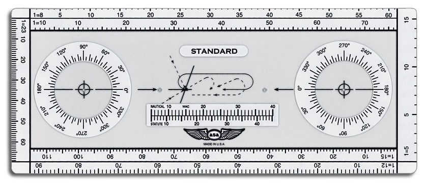 ASA - Aviation Supplies & Academics Instrument Chart Plotter - avworld.ca