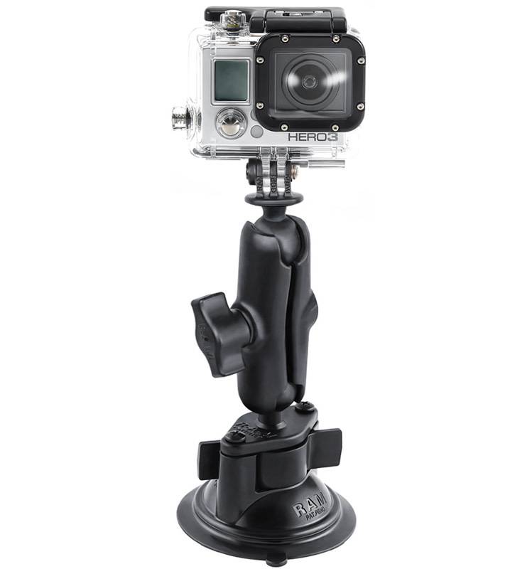 Suction Mount with Universal Action Camera Adapter - avworld.ca