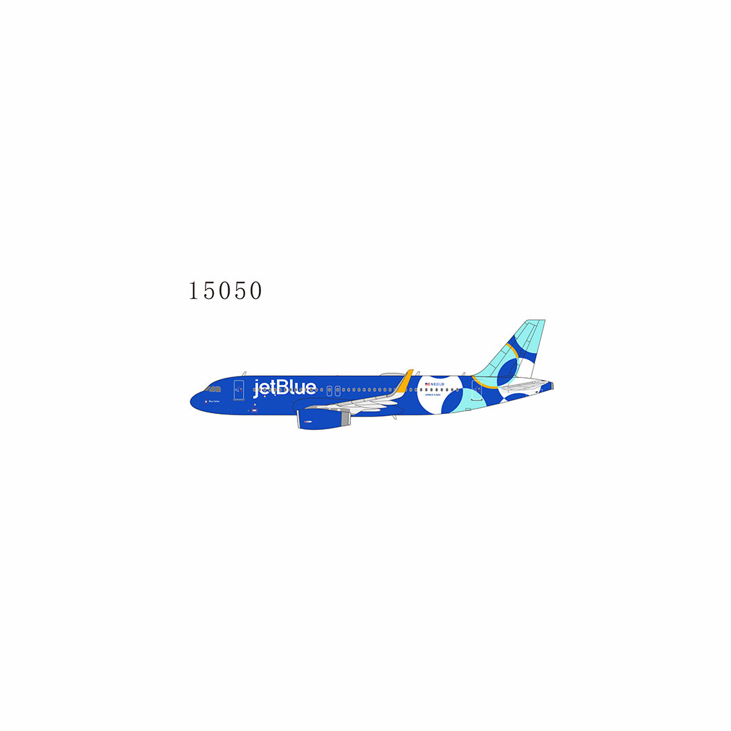 A320S jetBlue spotlight livery Blue Yorker N821JB 1:400 sharklets ...