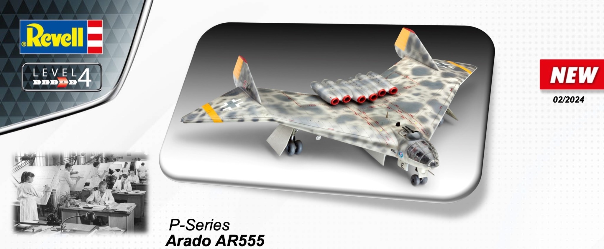 Arado Ar.555 Strategic Bomber 1:72 [2024 re-issue] - avworld.ca