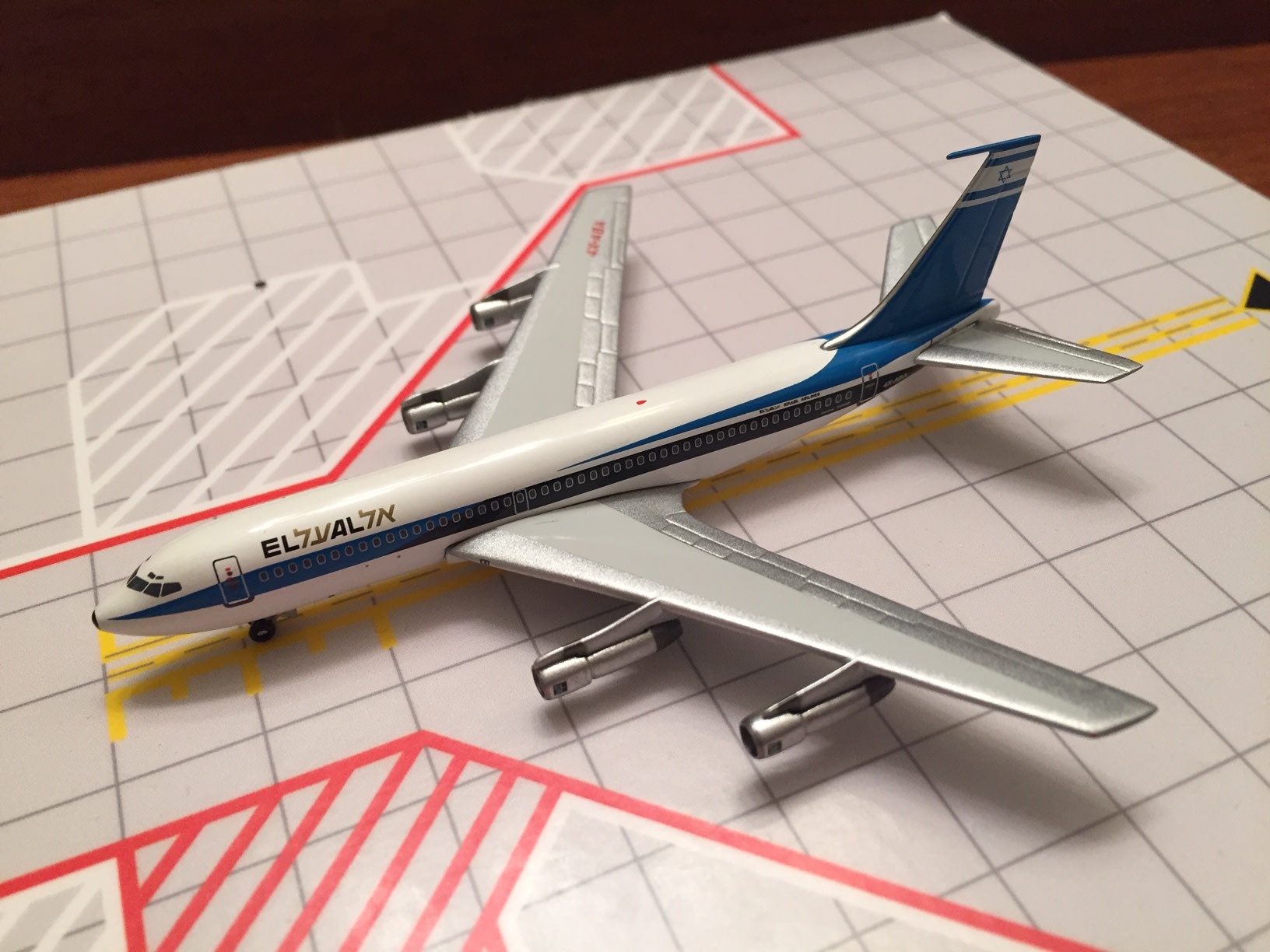 B720 El Al 4X-ABA Final Livery 1:400**Discontinued** - avworld.ca