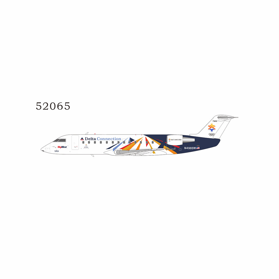 CRJ200ER Delta Connection ASA Salt Lake City Olympics 2002 Soaring ...