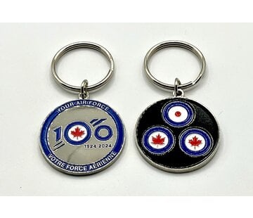 Challenge Coin RCAF 100 1924-2024 Three Roundels - avworld.ca