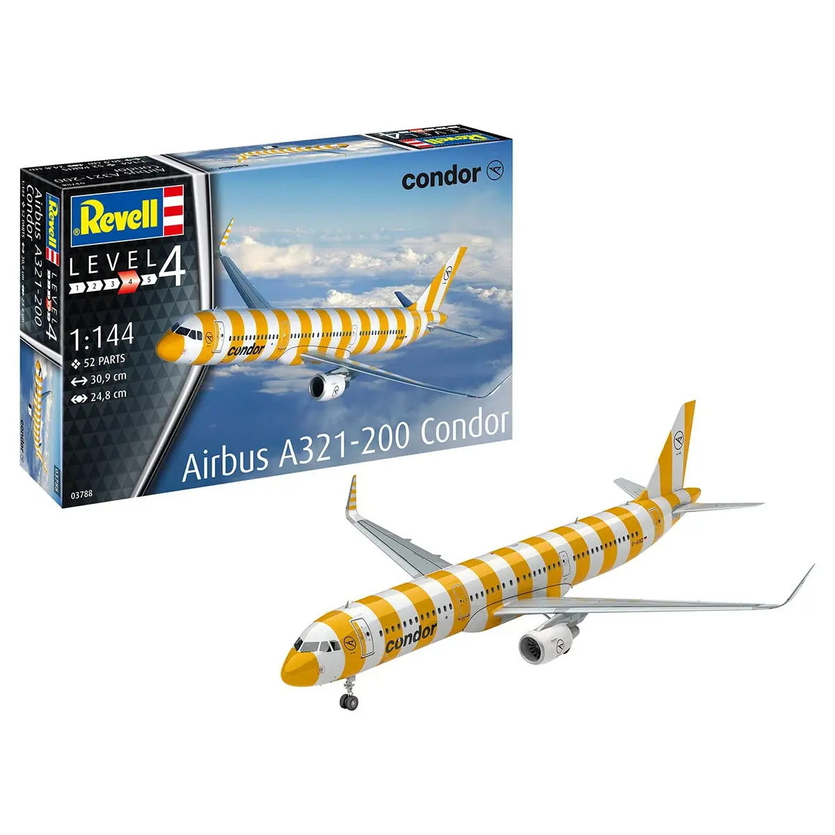 A321-200 "Condor" [yellow stripe 'sunshine' livery] 1:144 New 2024 ...