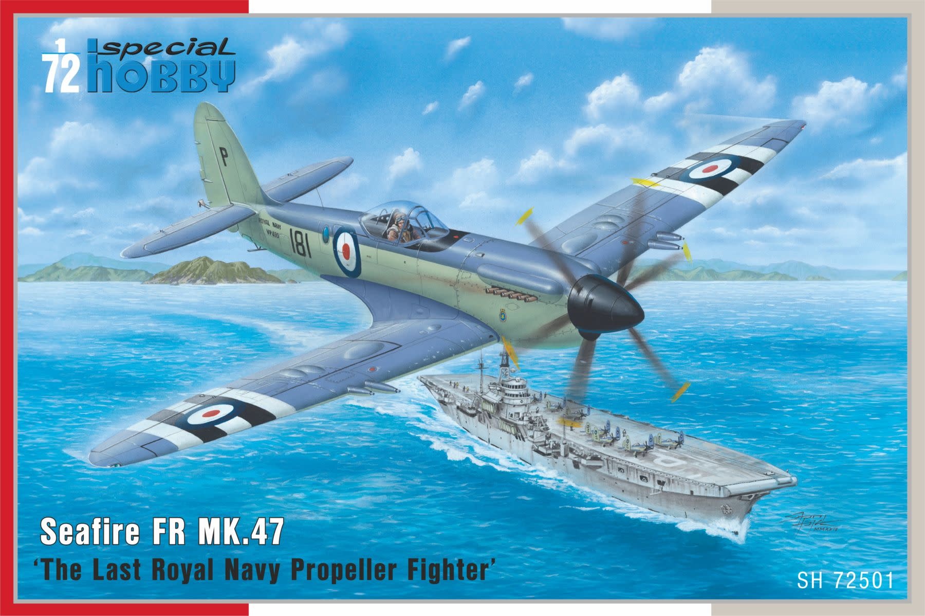 Seafire FR MK.47 'The Last Royal Navy Propeller Fighter' 1:72 New 2024 ...