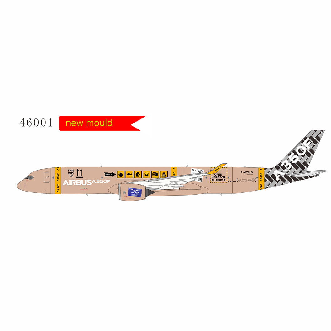 A350F Freighter Airbus House Livery cardboard box carbon fibre tail ...