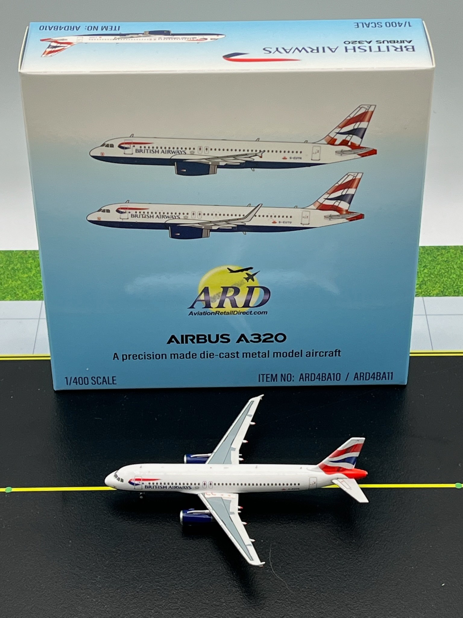 A320-200 British Airways Union Jack Livery G-EUYN 1:400 - avworld.ca