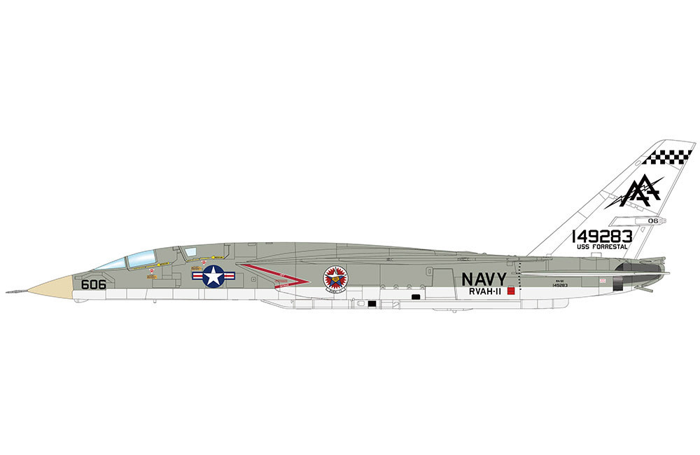 RA-5C Vigilante RVAH-11 USS Forrestal 149283 1967 1:72 - avworld.ca