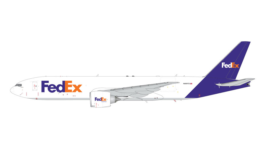 B777-200LRF FedEx N895FD revised livery 1:200 - avworld.ca