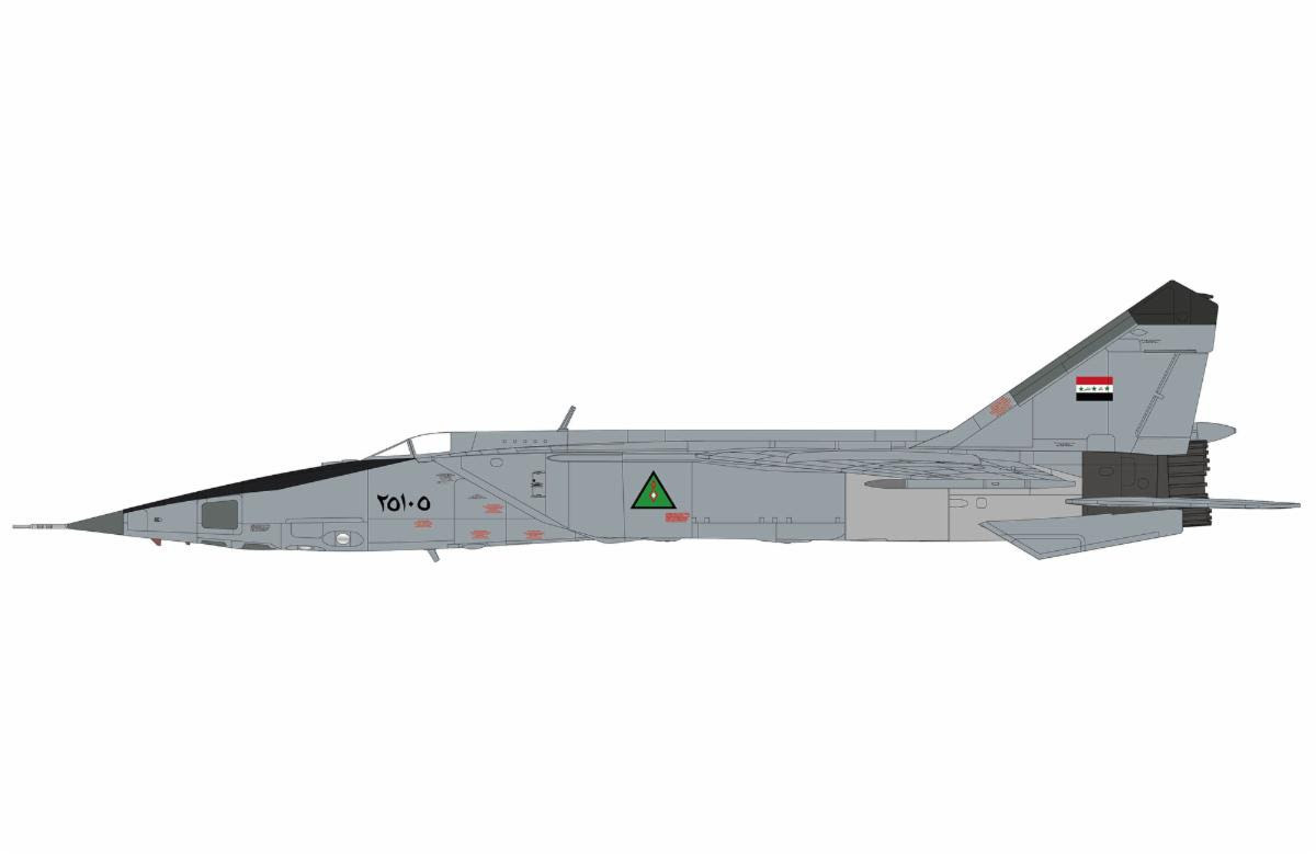 MIG-25RBT 25105 Iraqi Air Force National Museum of the USAF 1:72 +PRE ...
