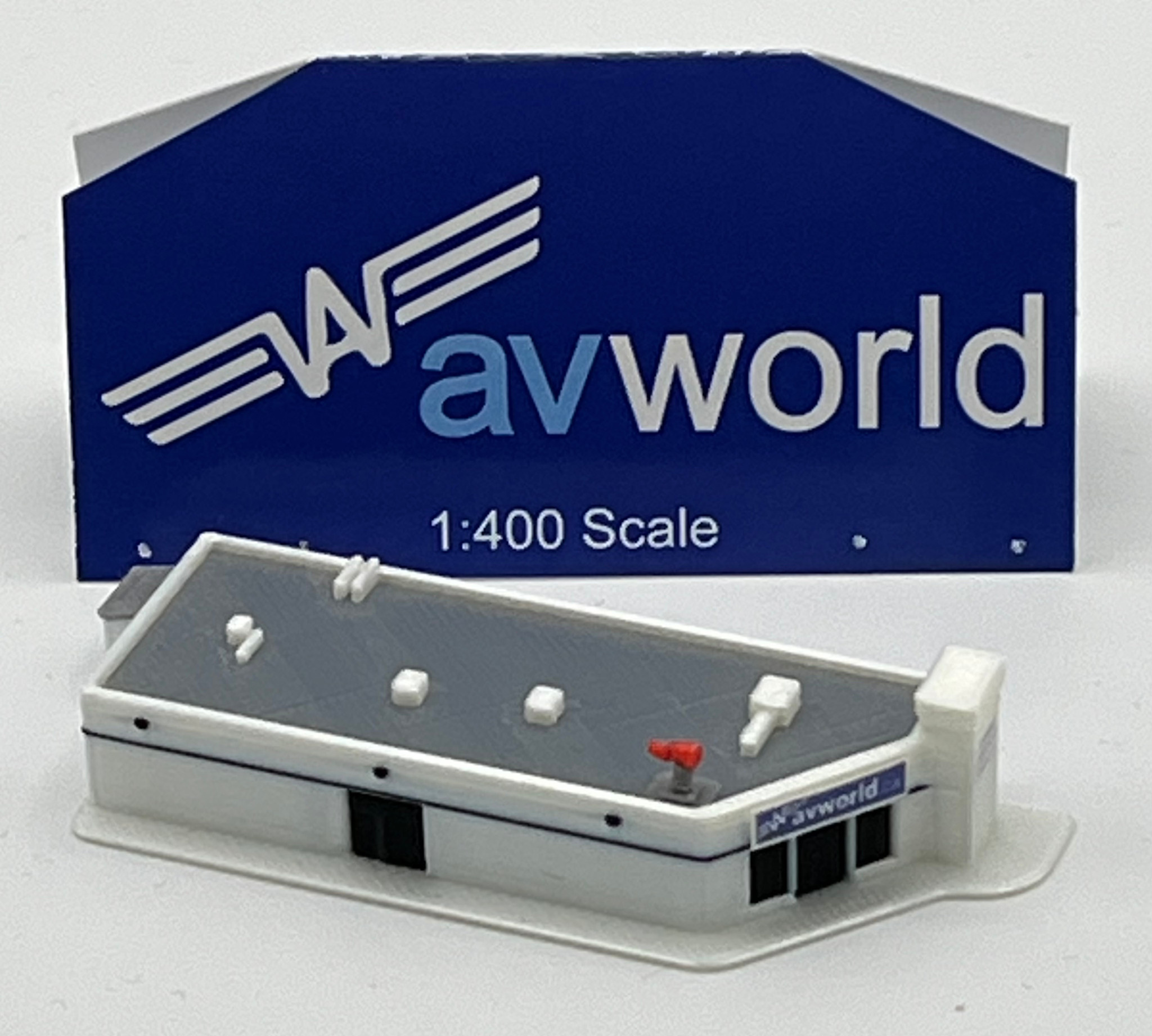AvWorld Building 1:400 (3D printed resin plastic) - avworld.ca