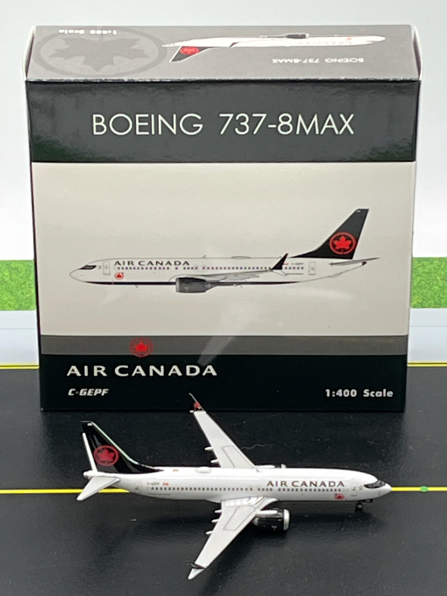 B737-8 MAX Air Canada 2017 livery C-GEPF 1:400 - avworld.ca
