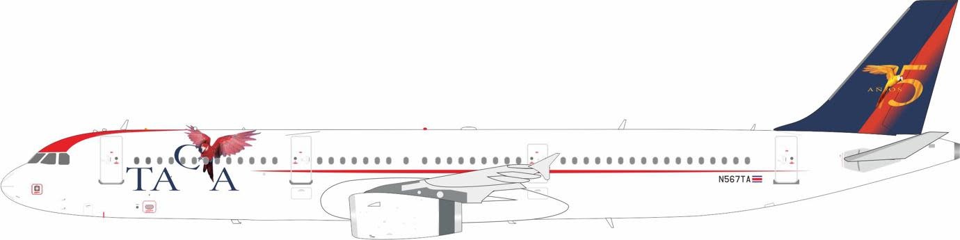 A321 Taca old livery 75 years N567TA 1:200 - avworld.ca