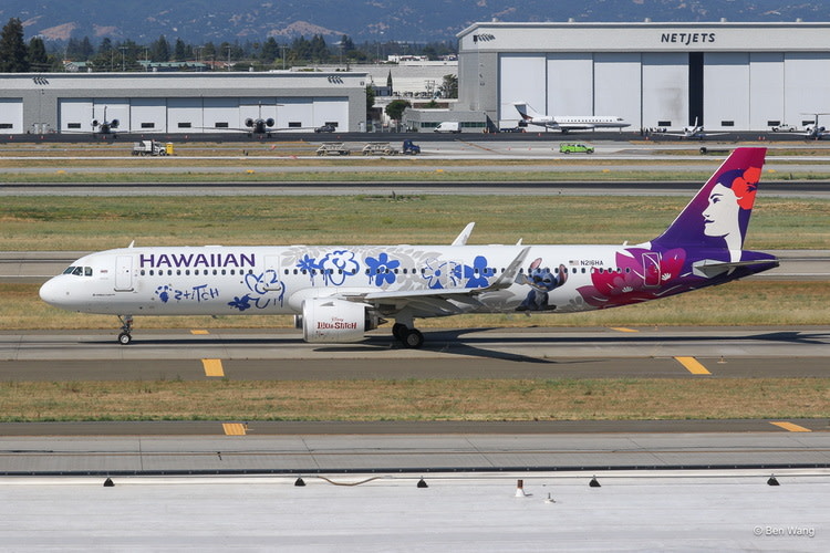 A321neo Hawaiian Air Lilo & Stitch N216HA 1:400 +PRE-ORDER+ - avworld.ca