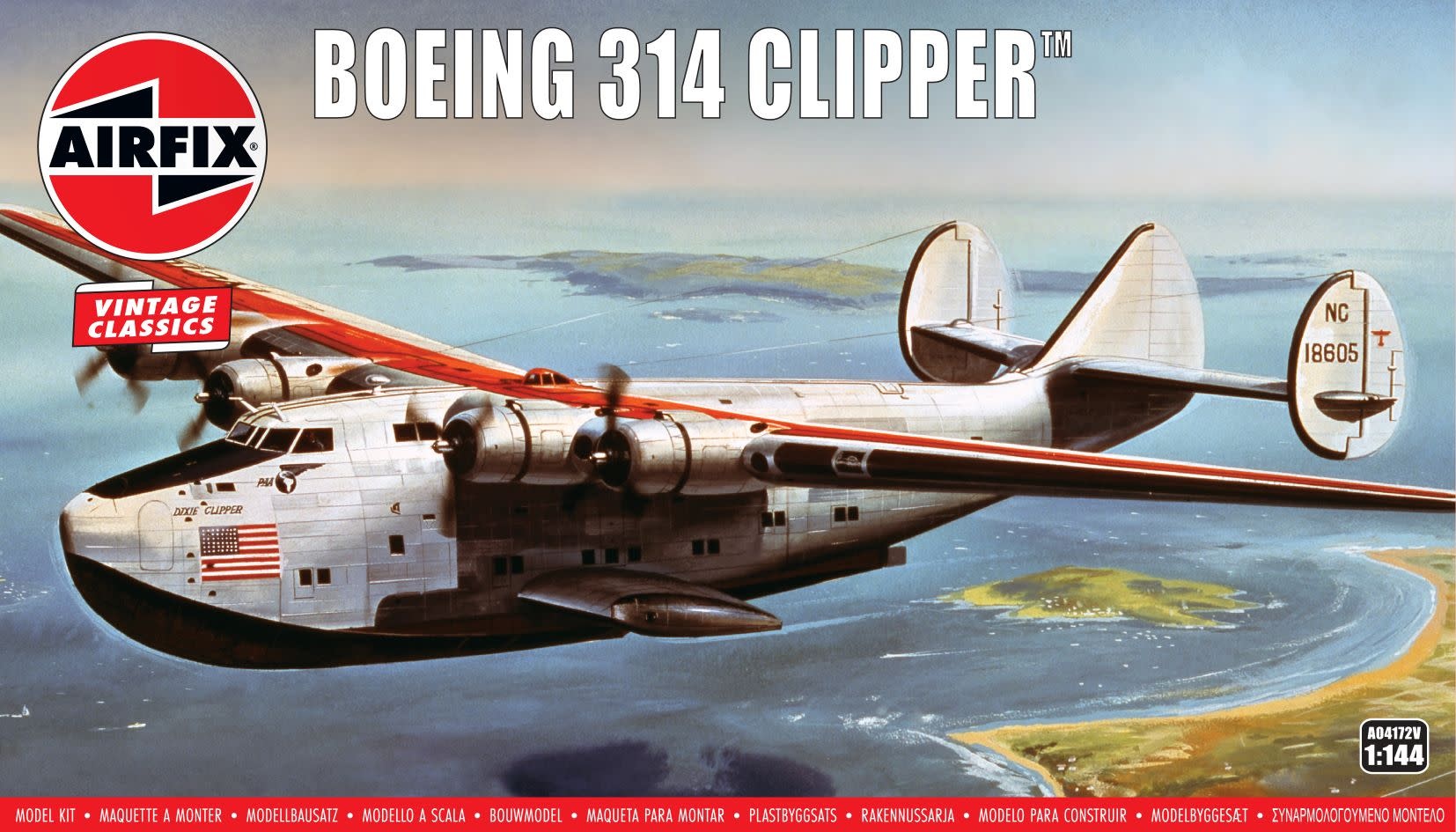 Boeing 314 Clipper 1:144 Vintage Classics re-issue 2025 - avworld.ca
