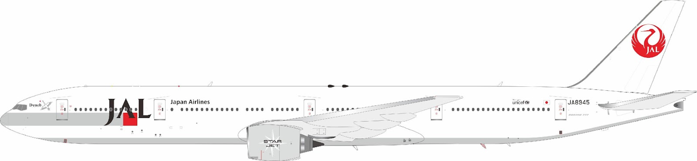 B777-300 JAL Japan Airlines Deneb JA8945 1:200 +pre-order+ - avworld.ca