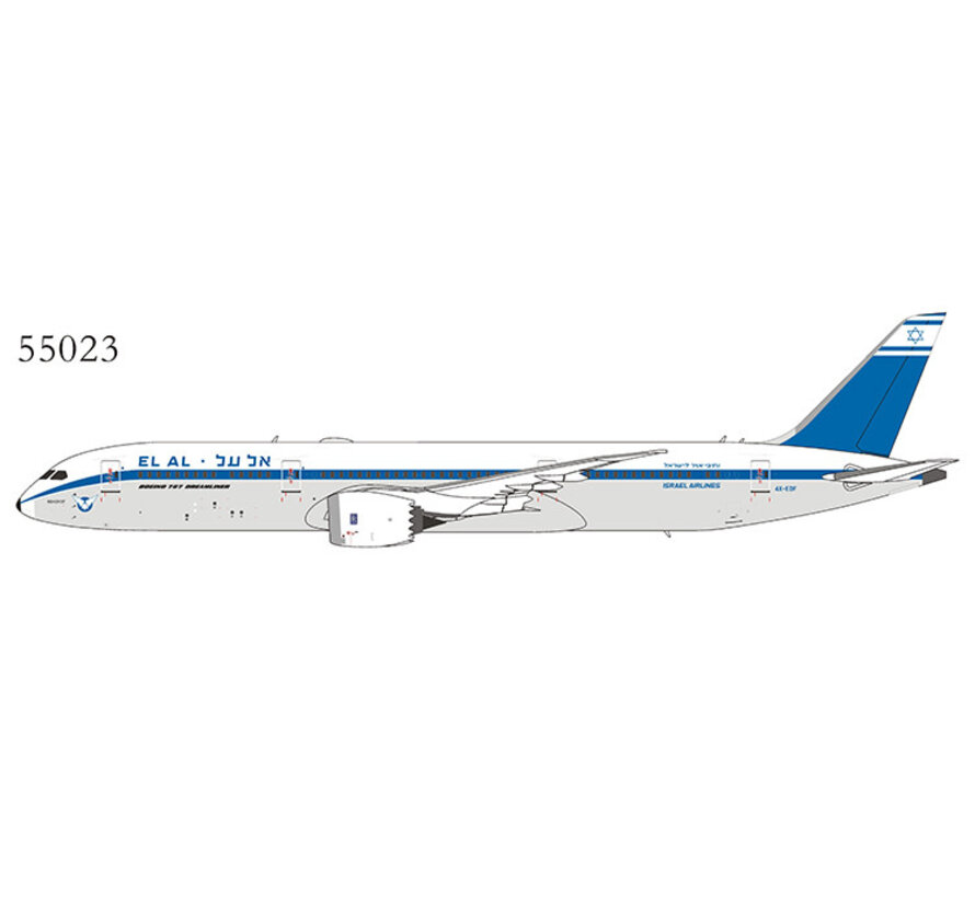 B787-9 Dreamliner El Al Retro livery 4X-EDF 1:400 **Collection sale ...