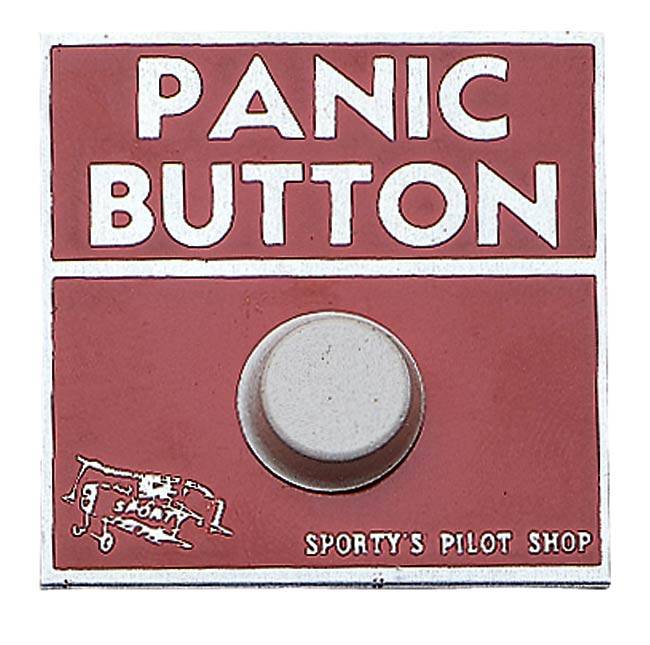 Sporty's Panic Button Sticker - avworld.ca