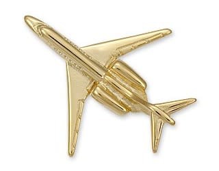 Pin Citation X (3-D cast) Gold Plate - avworld.ca