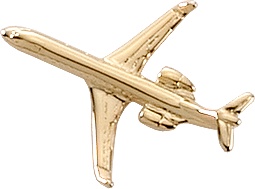 Johnson's Pin CRJ-200 (3-D cast) Gold Plate - avworld.ca