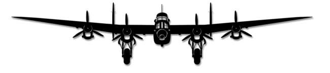 Lancaster Bomber Silhouette - avworld.ca