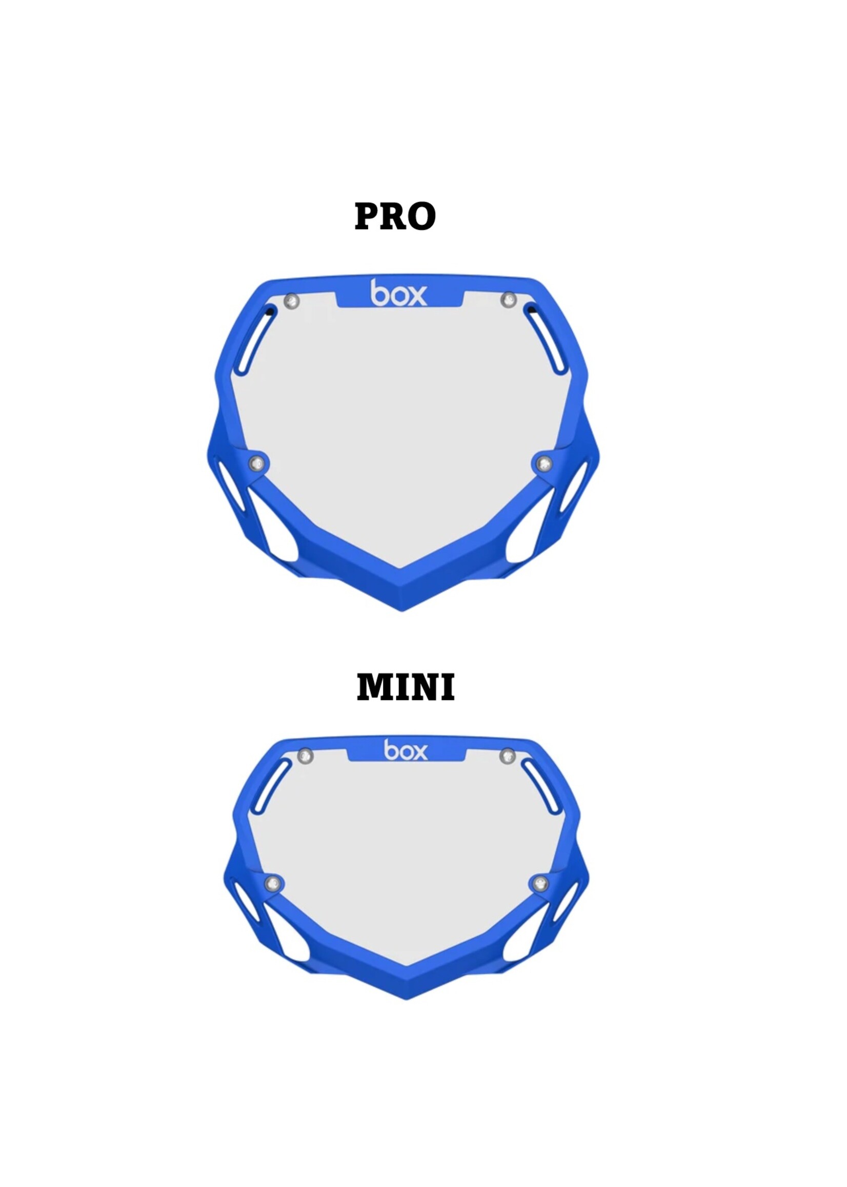 Box Phase 1 Number Plate - Power Cycles BMX