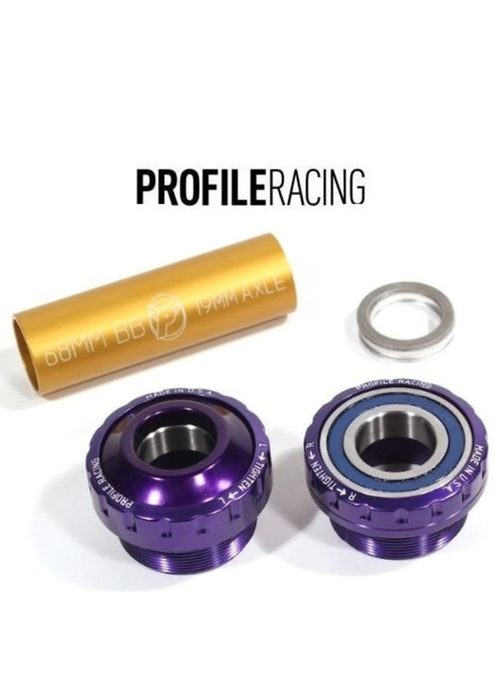 Profile Bottom Bracket Outboard Euro 19mm - Power Cycles BMX