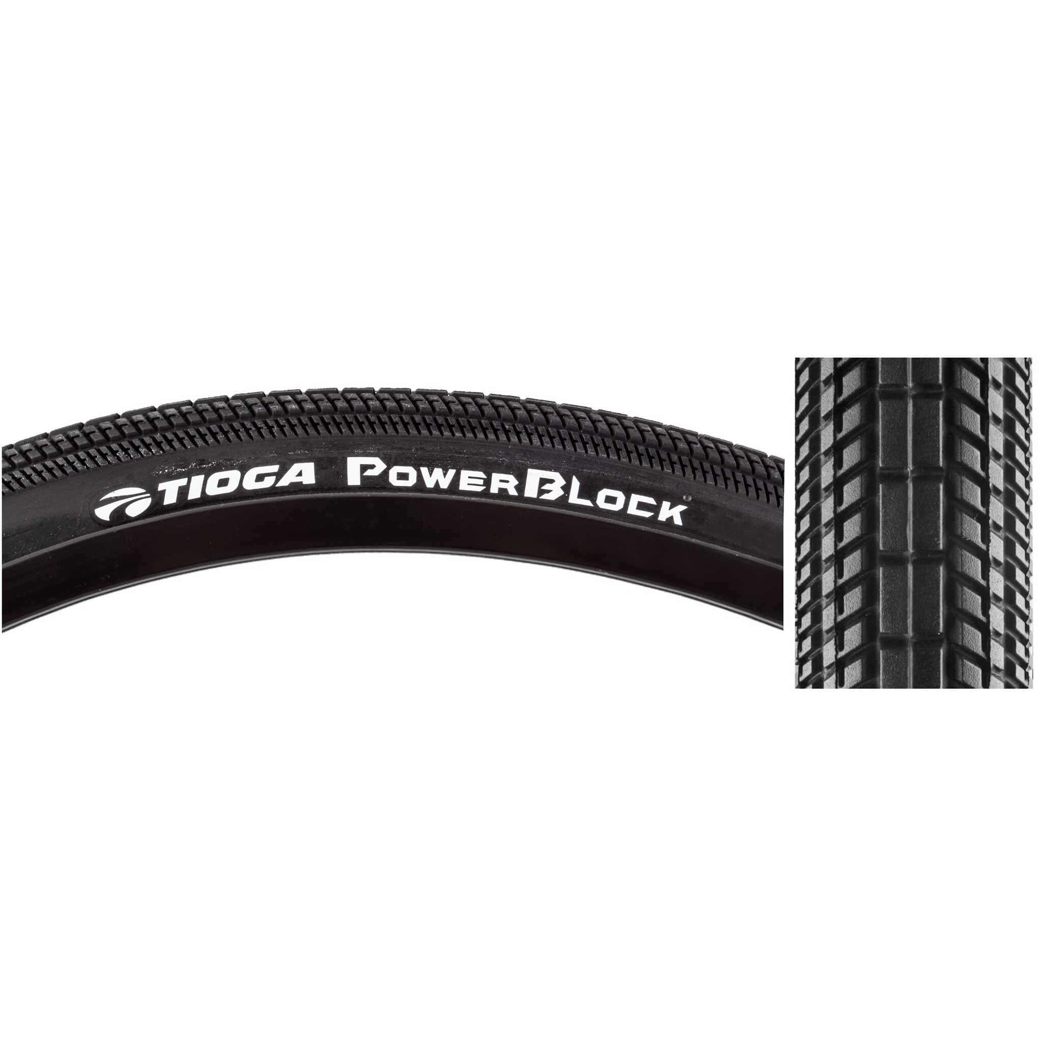 Tioga Tires RP Powerblock Wire Black - Power Cycles BMX