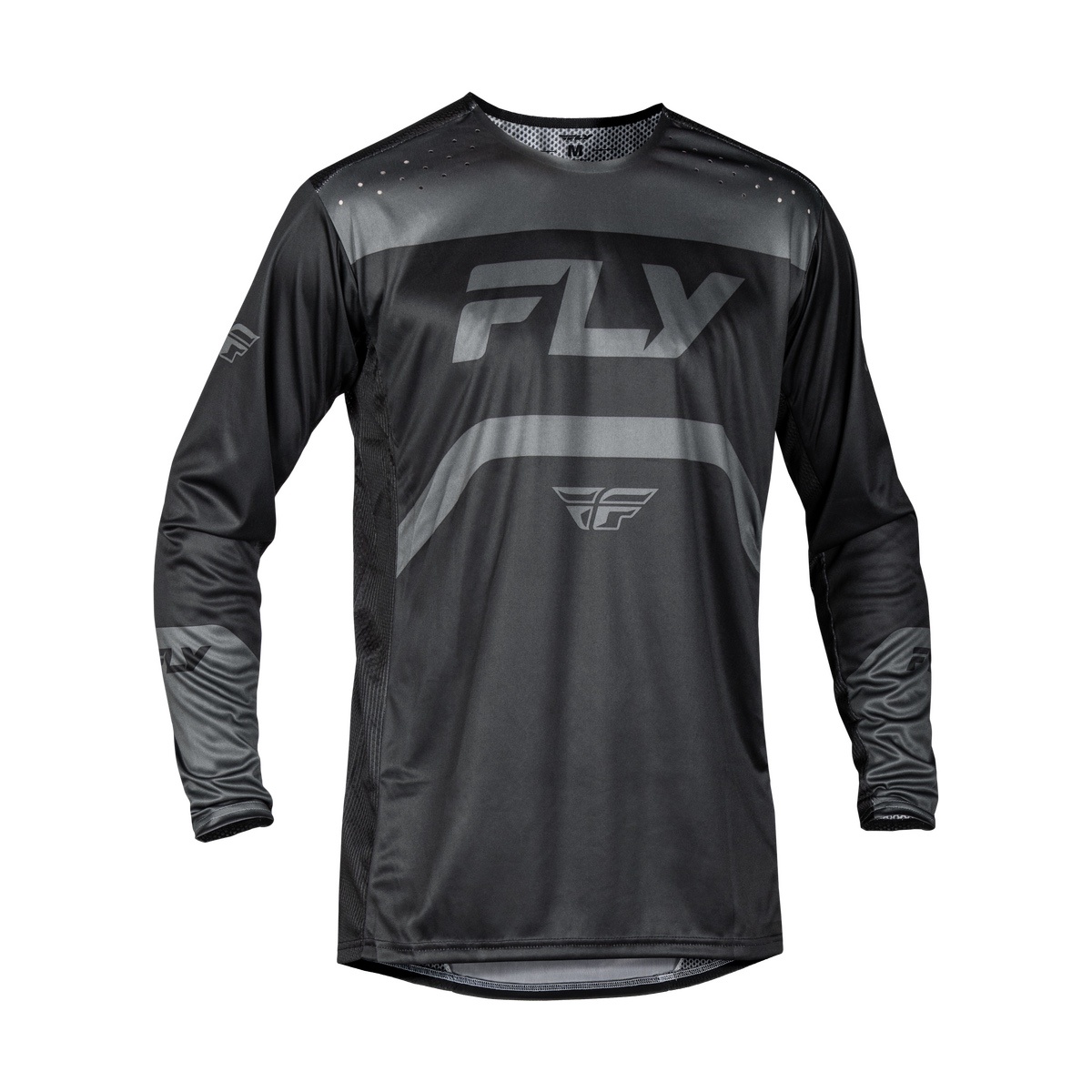 Fly Rayce Bicycle Jersey Black/Charcoal - Power Cycles BMX